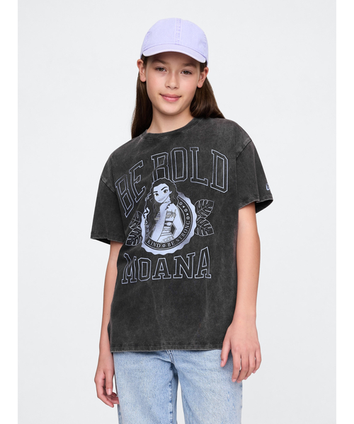 GAP tシャツ Tシャツ Gap × ディズニー オーバーサイズ チュニック グラフィックTシャツ (キッズ) キッズ : ZOZOTOWN Yahoo!店 - 通販 - Yahoo!ショッピング