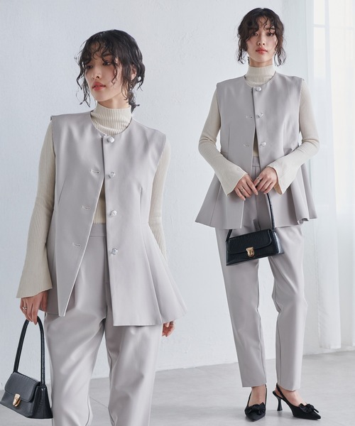 RANAN 「RANAN」 セットアップ M グレイッシュベージュ レディース : ZOZOTOWN Yahoo!店 - 通販 - Yahoo!ショッピング