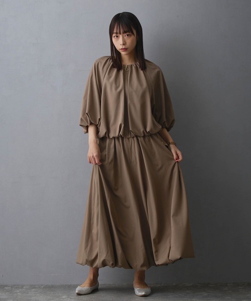 NICOLE white（ニコルホワイト） スカート バルーンスカート