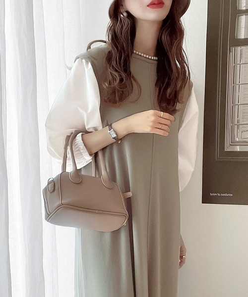 Yahoo!オークション - 「classicalelf」 7分袖ワンピース X-LARGE ブラ...