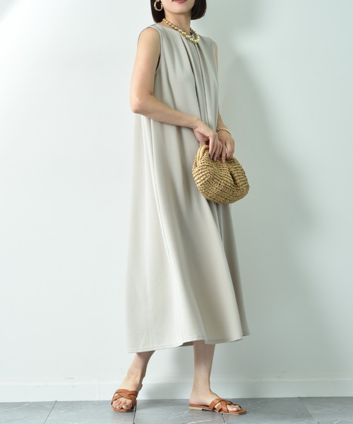 INTERPLANET 「INTERPLANET」 ノースリーブワンピース FREE ライトグレー レディース : ZOZOTOWN Yahoo!店 - 通販 - Yahoo!ショッピング