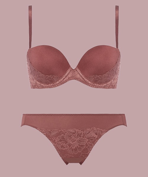 AMOSTYLE ブラジャー ショーツセット Daily スムースブラ (コンフィーレース)「Eカップ」 AMST518 WHU + Mini JX : ZOZOTOWN Yahoo!店 ...