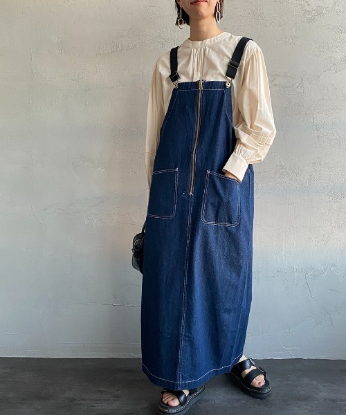 UNIVERSAL OVERALL 「UNIVERSAL OVERALL」 サロペットスカート F インディゴブルー レディース : ZOZOTOWN Yahoo!店 - 通販 - Yahoo ...
