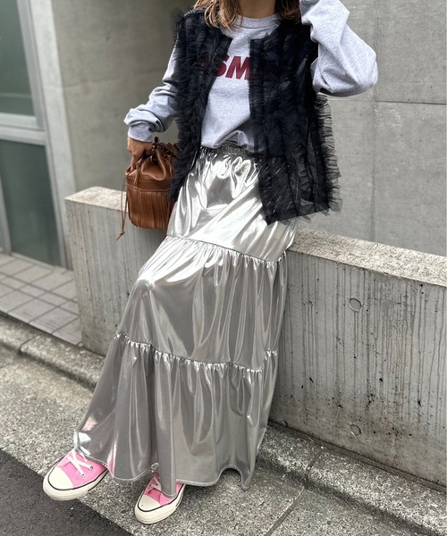 Yahoo!オークション - 「mi via loca」 ベスト FREE グレー レディース