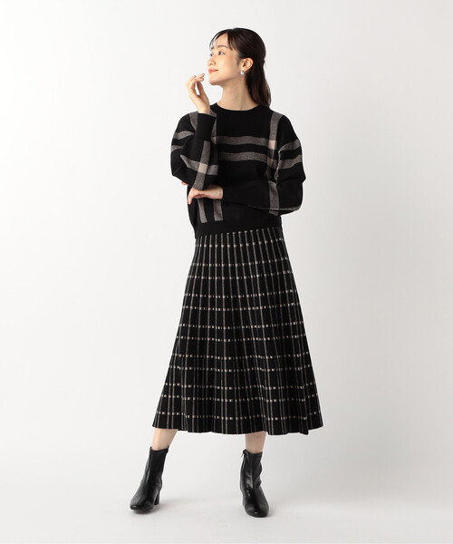 COMME CA ISM 「COMME ISM」 長袖ニット LARGE ブラック レディース : ZOZOTOWN Yahoo!店 - 通販 - Yahoo!ショッピング