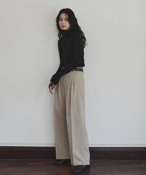 Yahoo!オークション - 「hellam」 スラックス MEDIUM グレイッシュベー...