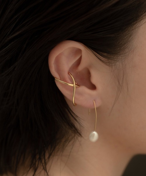 novice（ノーヴィス） イヤーカフ 「novice」Cross Line Ear Cuff レディース : ZOZOTOWN Yahoo!店 - 通販 - Yahoo!ショッピング