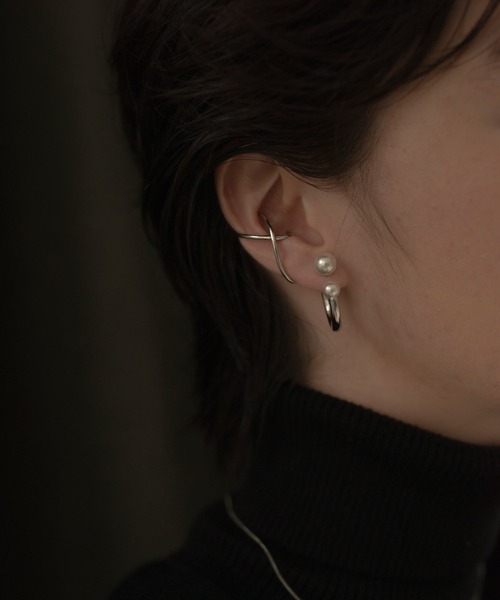 novice（ノーヴィス） イヤーカフ 「novice」Cross Line Ear Cuff レディース : ZOZOTOWN Yahoo!店 - 通販 - Yahoo!ショッピング
