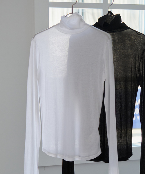 Spick＆Span tシャツ 「追加」シアーハイネックプルオーバー レディース : ZOZOTOWN Yahoo!店 - 通販 - Yahoo!ショッピング