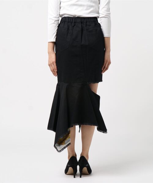 Yahoo!オークション - 「AMERI」 スカート SMALL ベージュ レディース