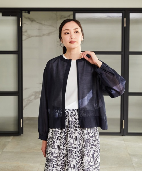 A/C DESIGN BY ALPHA CUBIC ジャケット ブルゾン シアーブルゾン レディース : ZOZOTOWN Yahoo!店 - 通販 - Yahoo!ショッピング