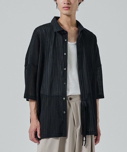 SHAREEF シャツ 「SHAREEF」PLEATS SH メンズ : ZOZOTOWN Yahoo!店 - 通販 - Yahoo!ショッピング