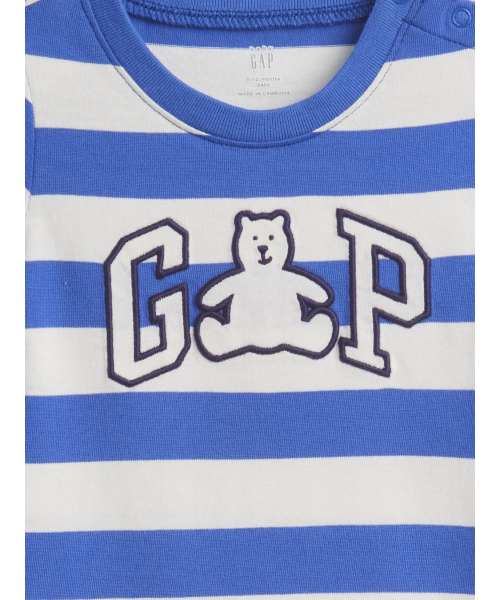 GAP ベビー服 ロンパース GAPロゴ ラグラン ボディーオール (ベビー) : ZOZOTOWN Yahoo!店 - 通販 - Yahoo!ショッピング