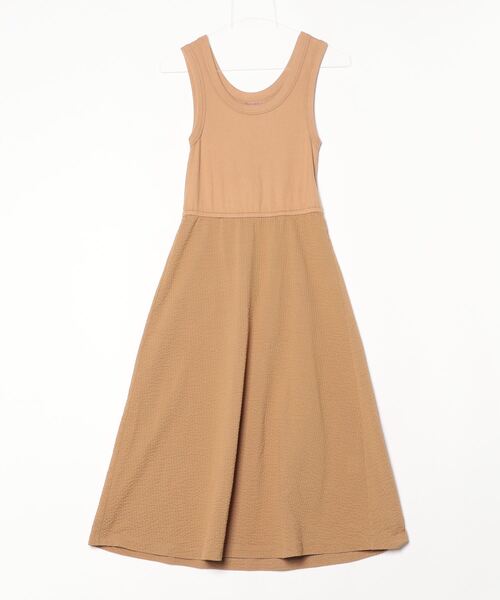 ロンハーマン xs ベージュ ノースリーブ ロングワンピース Ron Herman