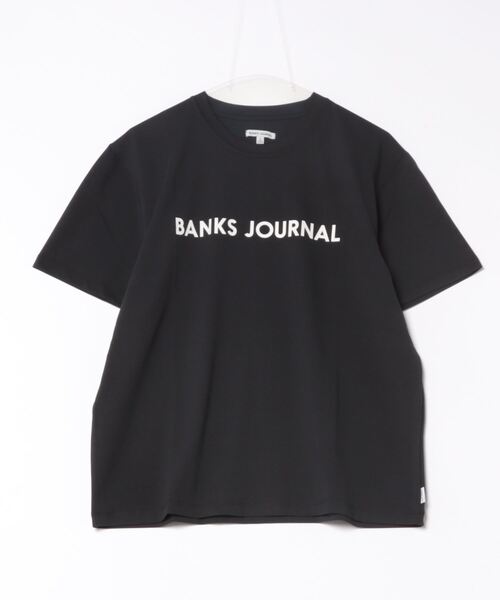 BANKS tシャツ DESIGN TEE/BANKS(バンクス)スタンダードシルエットブランドロゴプリント半袖カットソー メンズ レディース ...