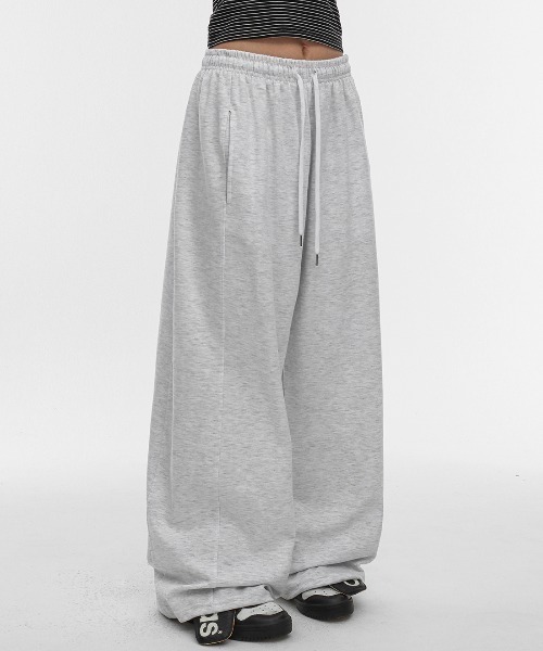 BLACKUP スウェットパンツ ジャージ 「B-BASIC」 エアスウェットワイド2WAYバンディングパンツ レディース メンズ : ZOZOTOWN Yahoo!店 - 通販 ...