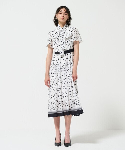 GRACE CONTINENTAL 「GRACE CONTINENTAL」 半袖ワンピース 38 キナリ レディース : ZOZOTOWN Yahoo!店 - 通販 - Yahoo!ショッピング