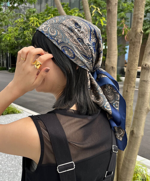 DouDou 「DouDou」 スカーフ FREE ネイビー レディース : ZOZOTOWN Yahoo!店 - 通販 - Yahoo!ショッピング