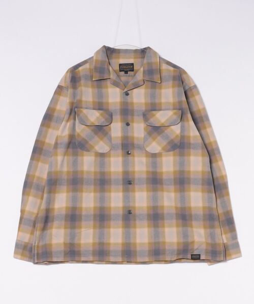 シャツ 「PENDLETON」オープンカラー シャツ ユニセックス Open Collar Shirt Unisex 4475-7001 メンズ レデ : 85793701 ...