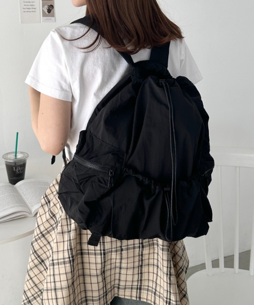 CLEA デイバック リュック 「5色展開」ドローストリング大容量リュック レディース : ZOZOTOWN Yahoo!店 - 通販 - Yahoo!ショッピング