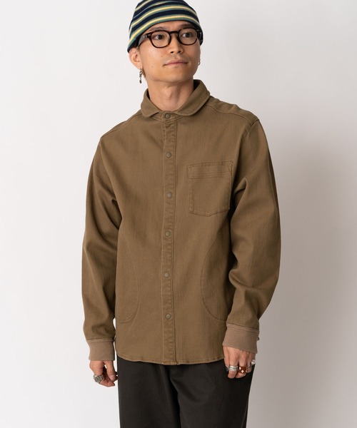 gym master 「gym master」 長袖シャツ X-LARGE ブラウン メンズ : ZOZOTOWN Yahoo!店 - 通販 - Yahoo!ショッピング