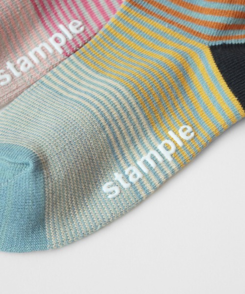 stample 靴下 サンセットボーダーアンクルソックス3P キッズ 子供 男の子 女の子 : ZOZOTOWN Yahoo!店 - 通販 - Yahoo!ショッピング