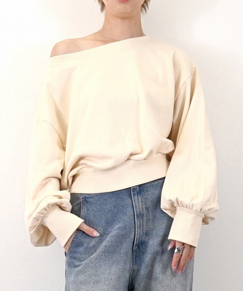 STYLEBLOCK tシャツ 裏毛2WAYネックプルオーバー レディース : ZOZOTOWN Yahoo!店 - 通販 - Yahoo!ショッピング