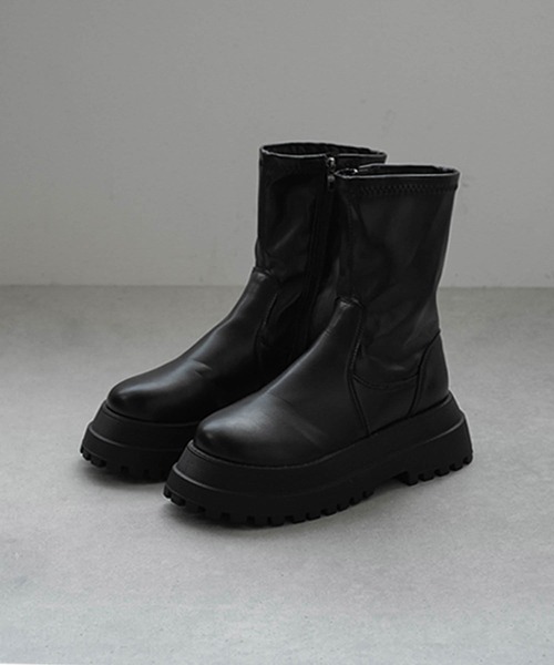 SVEC 「SVEC」 ブーツ 39 ブラック レディース : ZOZOTOWN Yahoo!店 - 通販 - Yahoo!ショッピング