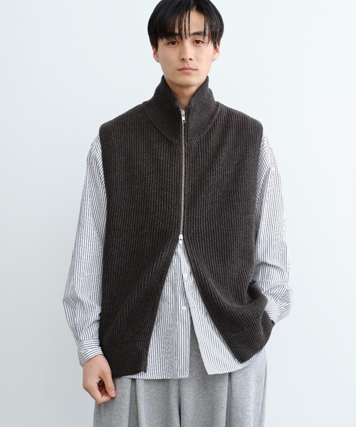 SINSS 「SINSS」 ニットベスト MEDIUM チャコール メンズ : ZOZOTOWN Yahoo!店 - 通販 - Yahoo!ショッピング