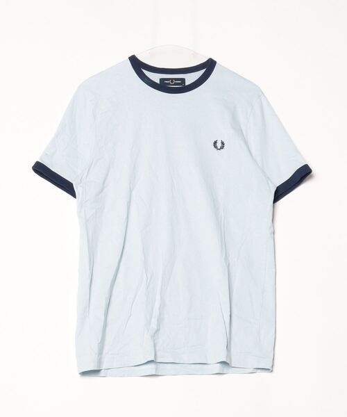 FRED PERRY 「FRED PERRY」 半袖Tシャツ M ライトブルー レディース : ZOZOTOWN Yahoo!店 - 通販 - Yahoo!ショッピング