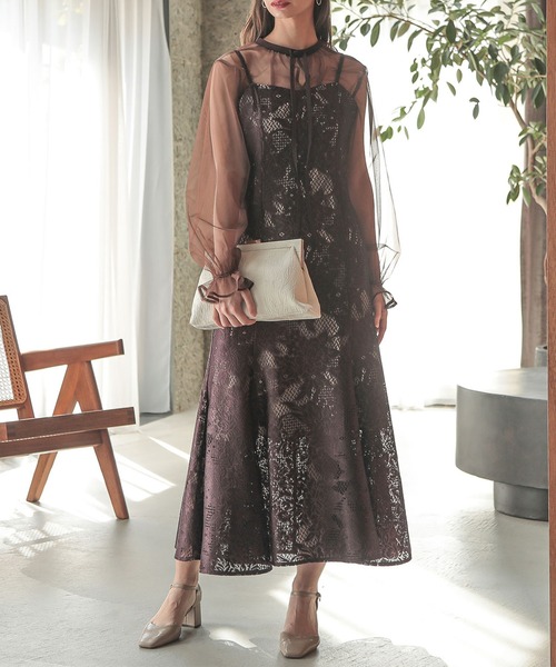 Dorry Doll 「Dorry Doll」 コンビワンピース M ダークブラウン レディース : ZOZOTOWN Yahoo!店 - 通販 - Yahoo!ショッピング