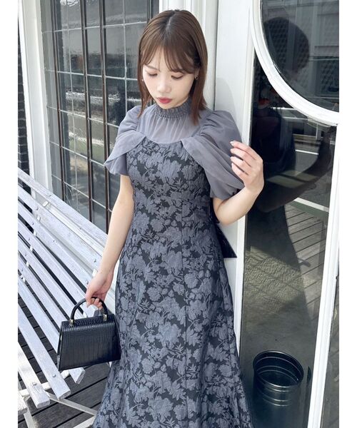 dazzlin ワンピース シアーベールジャガードワンピース : ZOZOTOWN Yahoo!店 - 通販 - Yahoo!ショッピング