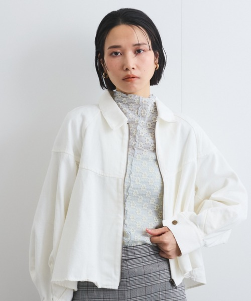 VICKY ジャケット Gジャン バックフレアデニムブルゾン「手洗い可能」 レディース : ZOZOTOWN Yahoo!店 - 通販 - Yahoo!ショッピング