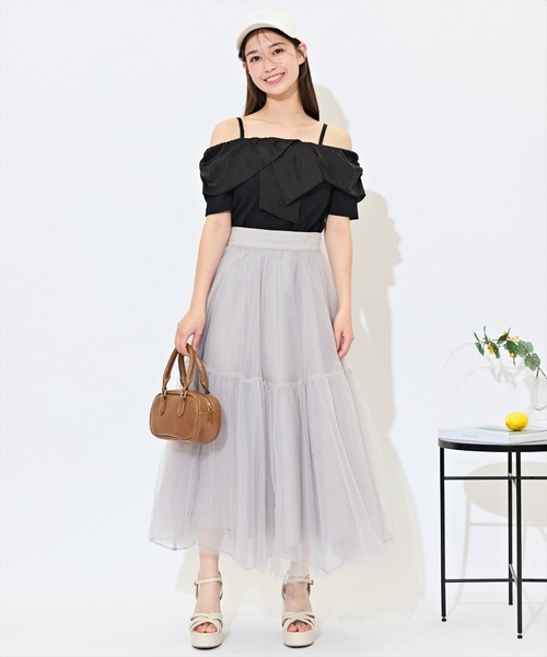 WILLSELECTION スカート ニュアンスカラーチュールティアードスカート : ZOZOTOWN Yahoo!店 - 通販 - Yahoo!ショッピング