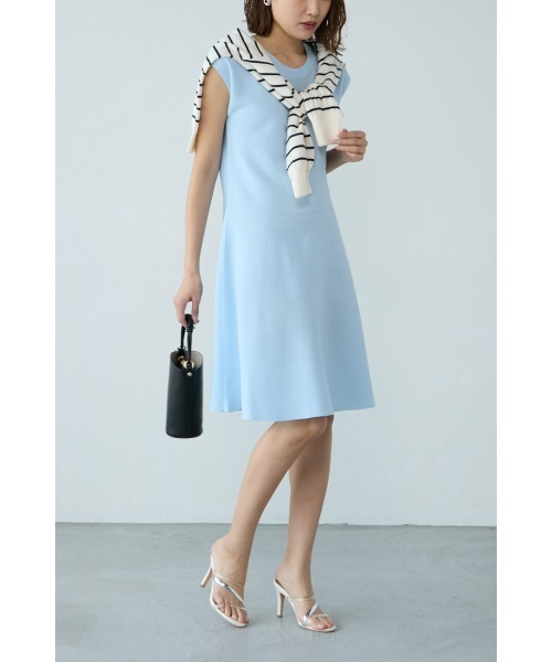 M.deux 「M.deux」 ノースリーブワンピース MEDIUM サックスブルー レディース : ZOZOTOWN Yahoo!店 - 通販 - Yahoo!ショッピング