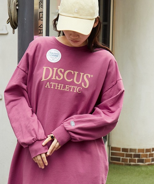 ワンピース DISCUS ATHLETIC/ディスカス アスレチック フロントロゴプリント コクーンルーズシルエット マキシ丈ワンピース :70683705:ZOZOTOWN Yahoo!店 ...