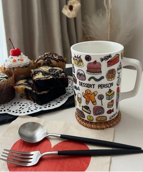 niko and… タンブラー 「Fishs Eddy(フィッシュエディ)」 デザートパーソンマグカップ/容量460ml : ZOZOTOWN Yahoo!店 - 通販 - Yahoo!ショッピング