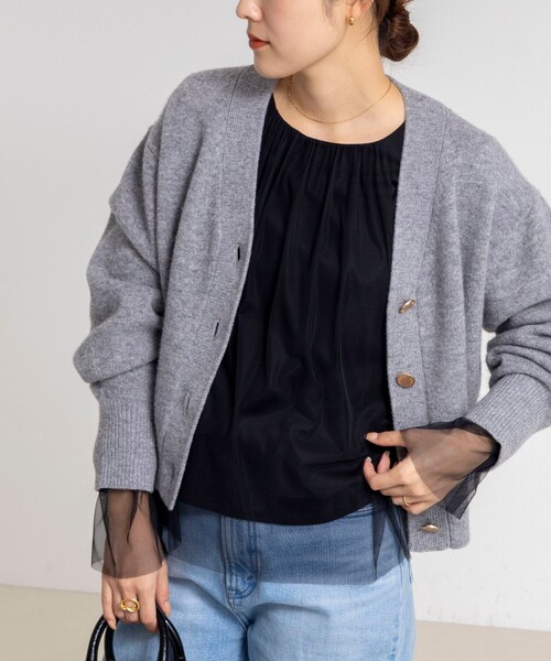 NOLLEY'S（ノーリーズ） ブラウス シャツ ウォッシャブルチュール