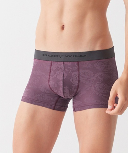 BODY WILD（ボディワイルド） ボクサーパンツ メンズ ボクサーパンツ 前とじ ローズ柄 : ZOZOTOWN Yahoo!店 - 通販 - Yahoo!ショッピング