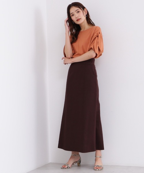 NATURAL BEAUTY BASIC 「NATURAL BASIC」 フレアスカート SMALL ダークブラウン レディース : ZOZOTOWN Yahoo!店 - 通販 - Yahoo ...