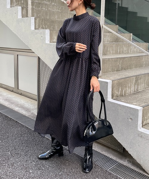 「SETUP7」 長袖ワンピース FREE ブラック レディース : 88629708 : ZOZOTOWN Yahoo!店 - 通販 - Yahoo!ショッピング