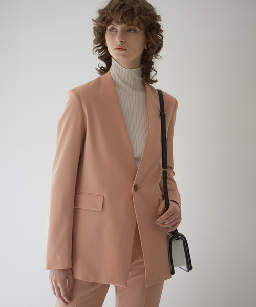 DESIGNWORKS（デザインワークス） ジャケット テーラードジャケット 梳毛Vネックジャケット レディース : ZOZOTOWN Yahoo!店 - 通販 - Yahoo!ショッピング