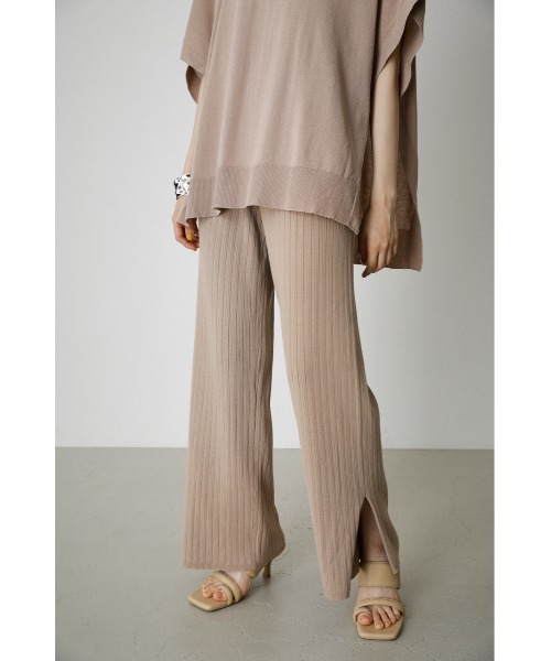 AZUL BY MOUSSY パンツ BASIC KNIT RIB PANTS/ベーシックニットリブパンツ レディース : ZOZOTOWN Yahoo!店 - 通販 - Yahoo!ショッピング
