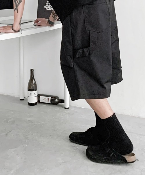 JOHNNY WOLF パンツ SENSI バギー ペインター ハーフパンツ メンズ レディース : ZOZOTOWN Yahoo!店 - 通販 - Yahoo!ショッピング