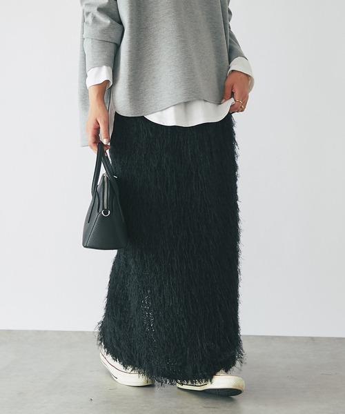 un dix cors 「un cors」 ロングスカート FREE ブラック レディース : ZOZOTOWN Yahoo!店 - 通販 - Yahoo!ショッピング