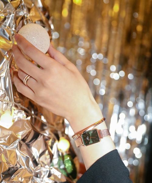 Daniel Wellington 指輪 リング EMALIE RING SATIN WHITE ゴールド レディース メンズ ...