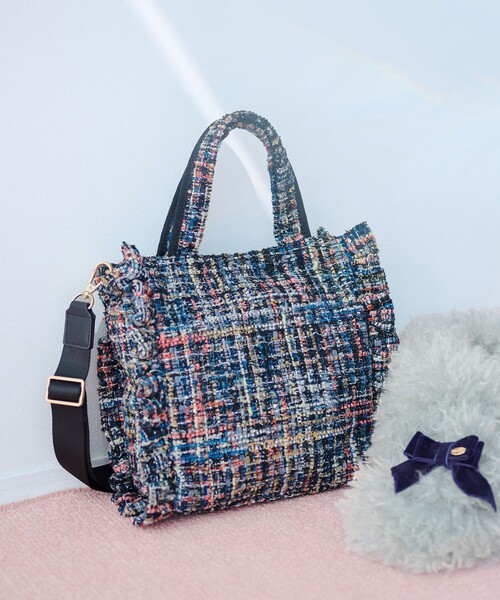 TOCCA トートバッグ TRIM WAVES MINITOTE ミニトートバッグ レディース : ZOZOTOWN Yahoo!店 - 通販 - Yahoo!ショッピング