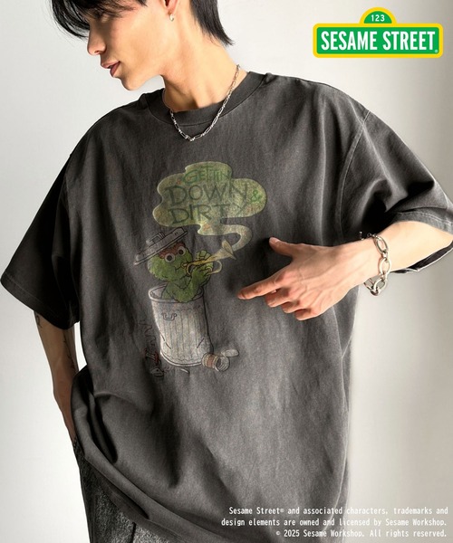 classicalelf tシャツ 大人カジュアルにハマる。綿100％セサミキャラピグメント加工ビッグTシャツ メンズ レディース : ZOZOTOWN Yahoo!店 - 通販 ...