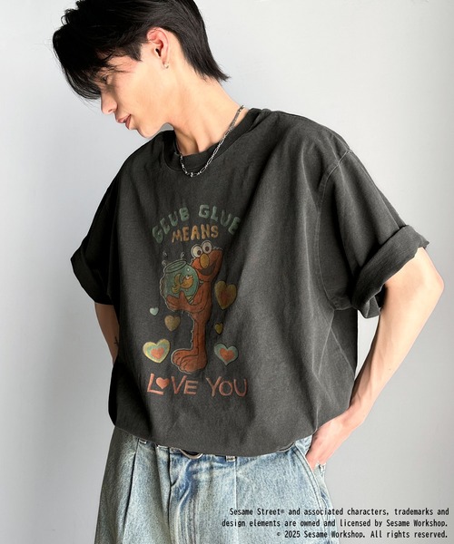 classicalelf tシャツ 大人カジュアルにハマる。綿100％セサミキャラピグメント加工ビッグTシャツ メンズ レディース : ZOZOTOWN Yahoo!店 - 通販 ...
