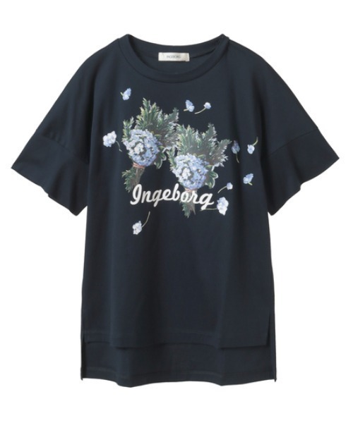 INGEBORG tシャツ ローズマリーとアジサイワンポイントpt.Tシャツ レディース : ZOZOTOWN Yahoo!店 - 通販 - Yahoo!ショッピング